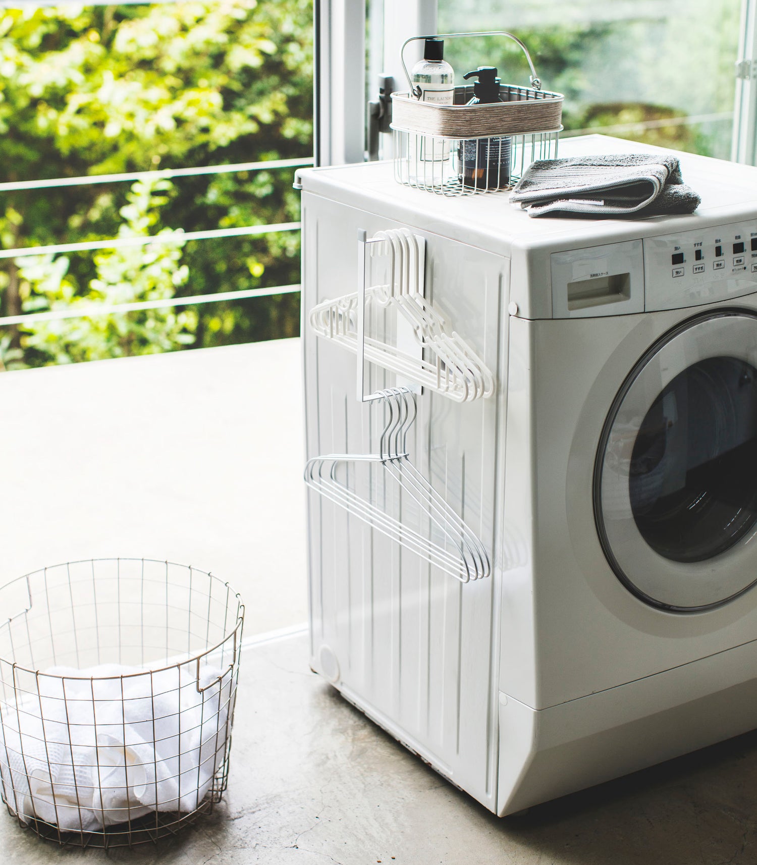 Magnetic Clothes Hanger Rack - Steel - Yamazaki Home